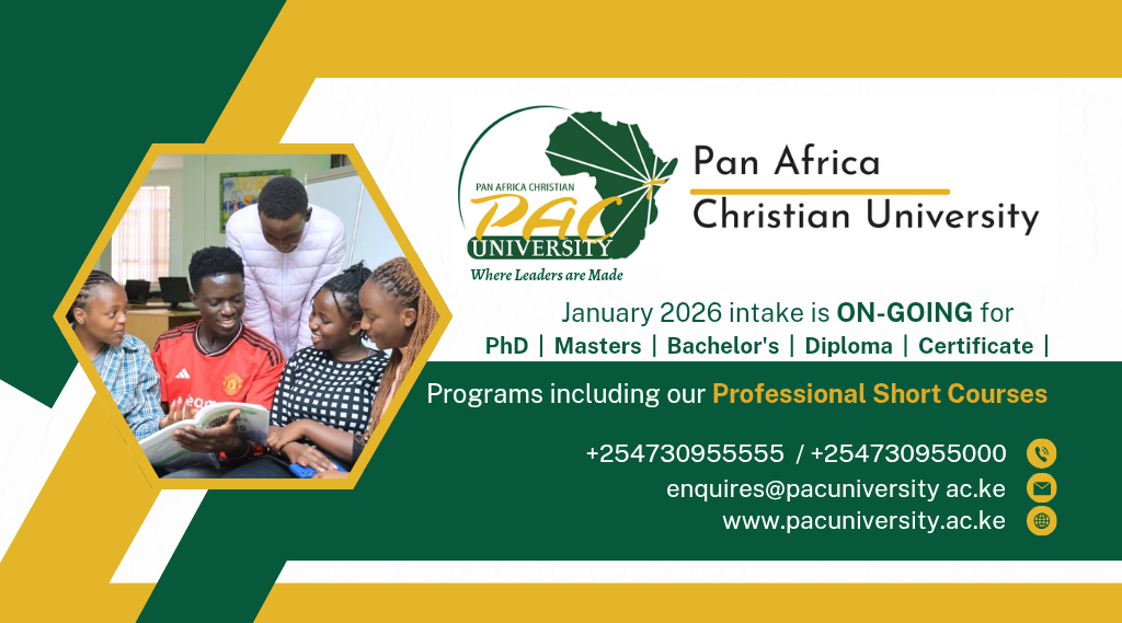 PAC Homepage - Pan Africa Christian (PAC) University